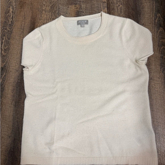 J. Crew | Sweaters | J Crew Womens Classic Cream Crew Neck Sweater ...
